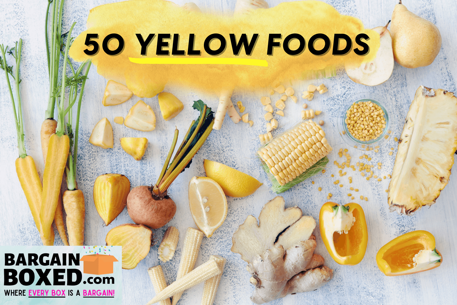 50 FOODS That Are Yellow – BargainBoxed.com