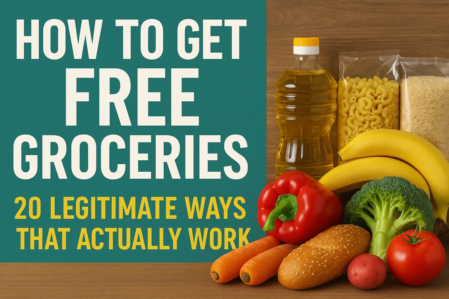 How to Get Free Groceries: 20 Legitimate Ways That Actually Work ...