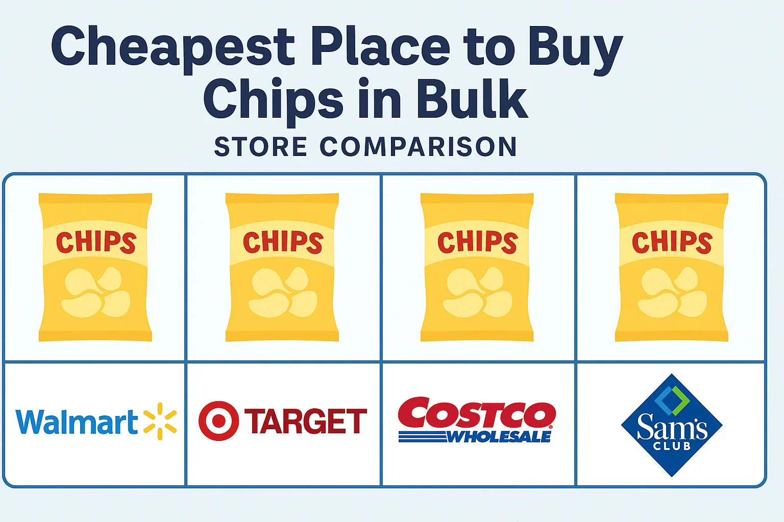Cheapest Place to Buy Chips in Bulk: Store Comparison – BargainBoxed.com