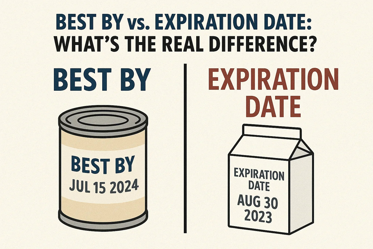 Best By vs. Expiration Date: What's the Real Difference? – BargainBoxed.com