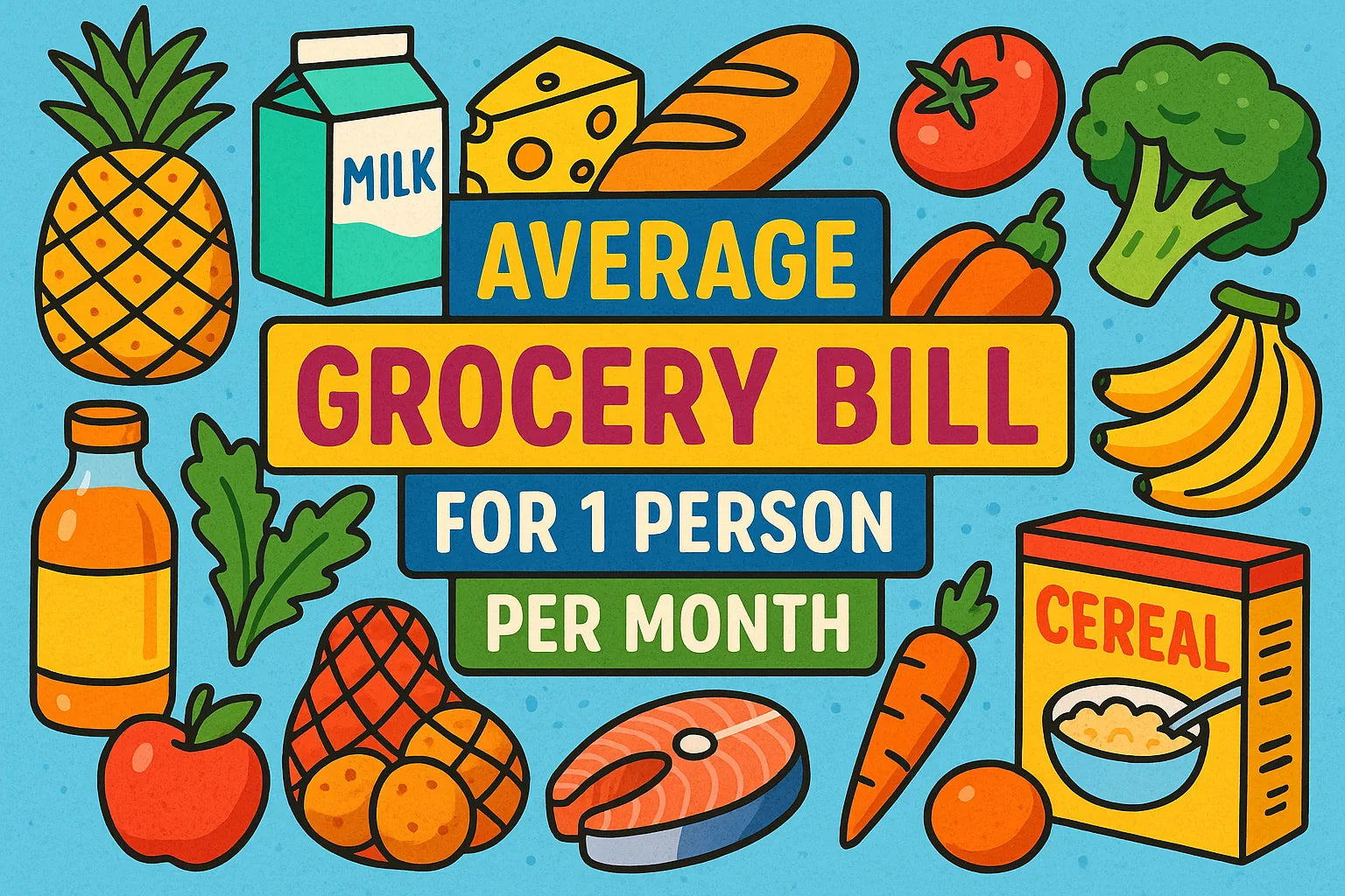 Average Grocery Bill for 1 Person per Month: How Do You Compare ...