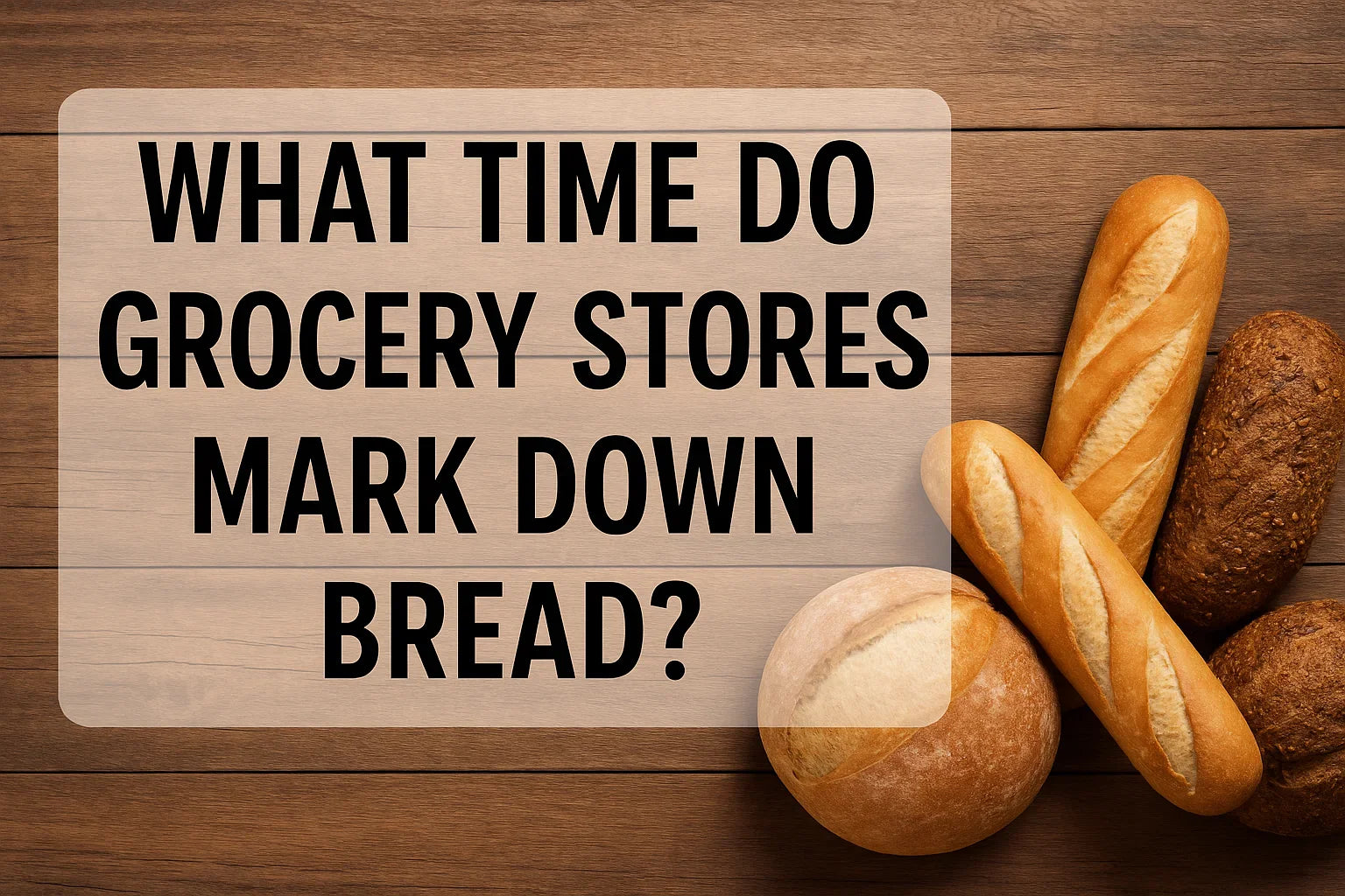 What Time Do Grocery Stores Mark Down Bread? Store Schedule ...