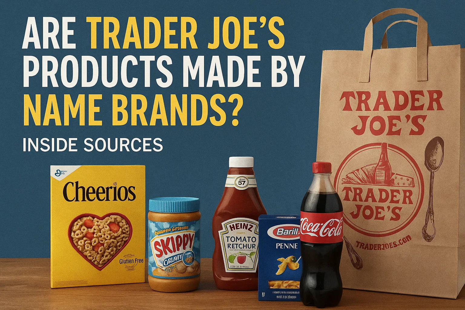 Are Trader Joe's Products Made by Name Brands? Inside Sources ...