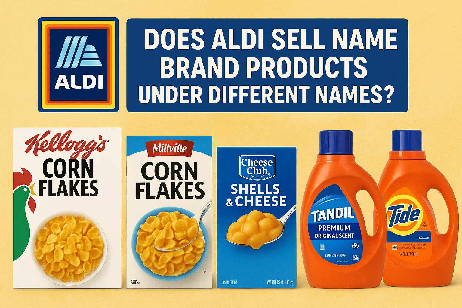 Does Aldi Sell Name Brand Products Under Different Names ...